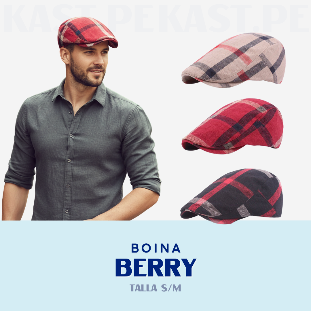 Boina Berry con broches traseros Talla S/M – Kast.pe